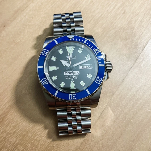 SEIKO MOD - Submariner Comex Hommage 40mm - NH36 £147.00 - PicClick UK
