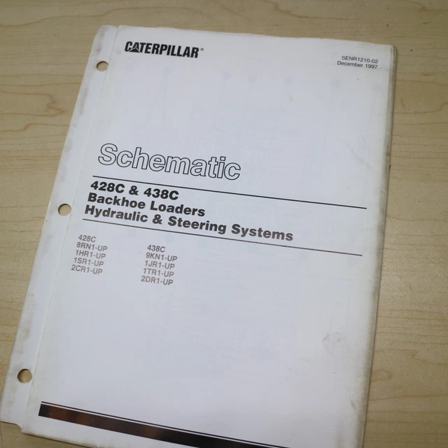 CAT 416C 426C 428c 436c 438c Backhoe Hydraulic System Repair Shop Service Manual £39.07 ...