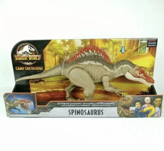 Jurassic World Spinosaurus Camp Cretaceous Extreme Chompin Free