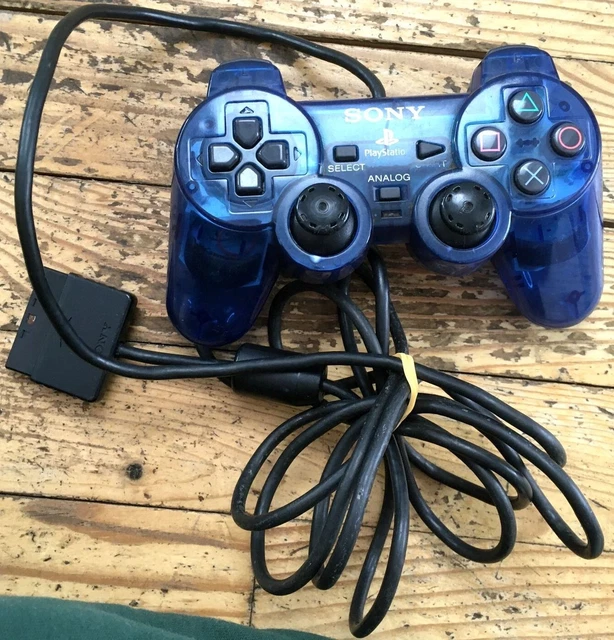 MANETTE OFFICIELLE SONY Ps2 Dualshock 2 Gamepad Psone Scph-10010 Clear ...