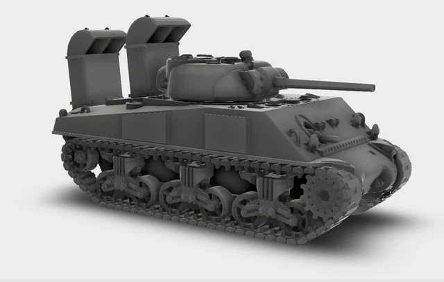 M4 SHERMAN DEEP Wader Panzer WW2 Bausatz 3D Druck 1:87 - 1:35 EUR 9,90 - PicClick DE