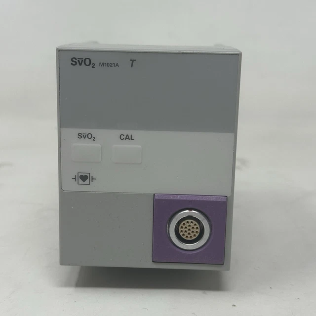HP PHILIPS INTELLIVUE M1021A Sv02 Mixed Venous Oxygen Saturation Module ...