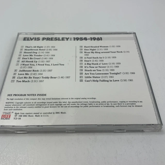THE ROCK 'N' Roll Era - Elvis Presley : 1954-1961 (2RNR-06) CD Time Life Music EUR 9,59 ...