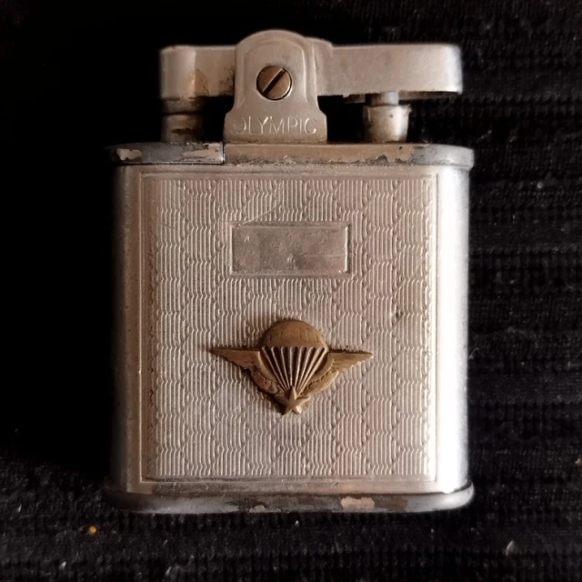 ANCIEN BRIQUET MILITAIRE Armée Insigne Brevet Parachutiste.Militaria ...