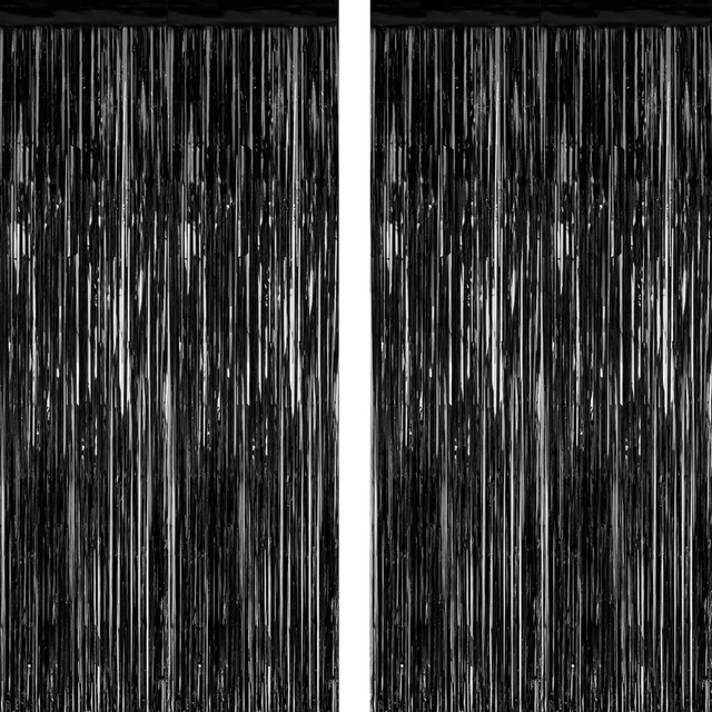 2 PACK 2025 Graduation Party Decorations, 3.28 FT x 7.05 FT Black ...