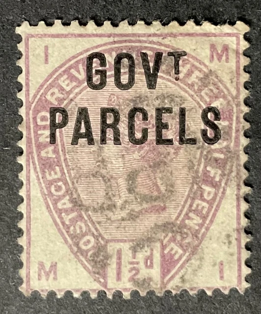 QV GB 1883 1 1/2d lilac Government Parcels stamp vfu sg061 £11.50 ...