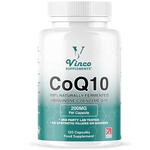 COQ10 200MG - Co Enzyme Pure Ubiquinone CQ10 Of Coenzyme Q10 - 120 ...