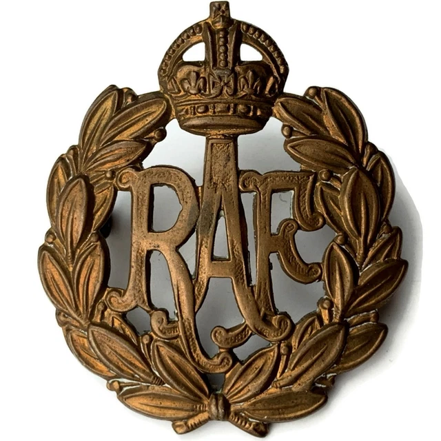 ORIGINAL WW2 ROYAL Air Force RAF Cap Badge EUR 18,11 - PicClick FR
