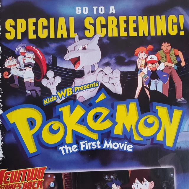 PRINT ADVERTISEMENT NINTENDO Pokemon The First Movie Special Screening ...