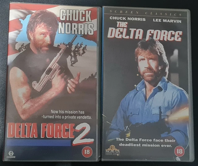 DELTA FORCE/DELTA FORCE 2 (2 × VHS video tapes) £12.00 - PicClick UK