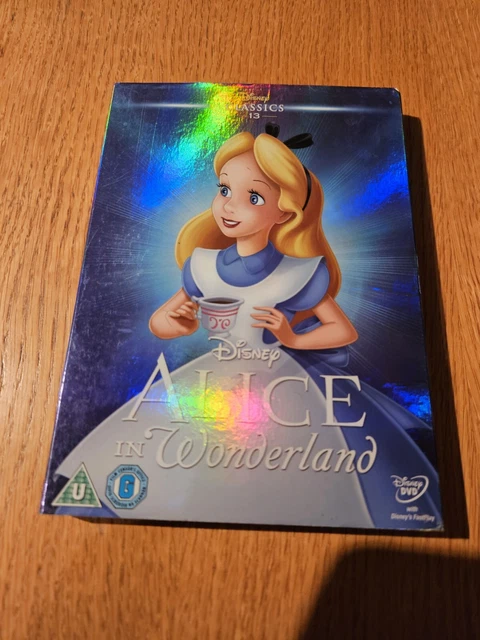 DISNEYS ALICE IN Wonderland 60Th Edition Dvd Gold Oval 13 Inc O Ring ...