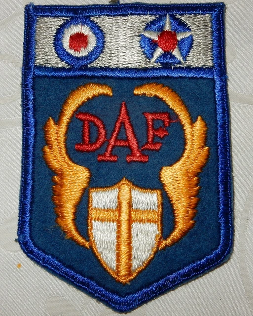 WW2 USAAF DAF Desert Air Force Patch Badge Original Usa Military World ...