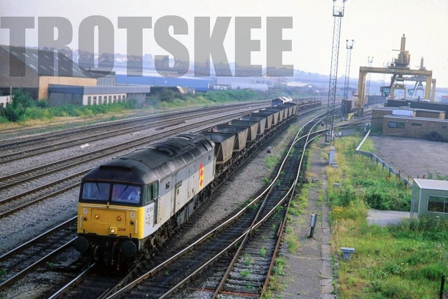 35MM SLIDE BR British Rail Diesel Loco Class 47 47209 1991 Orig £4.98 - PicClick UK
