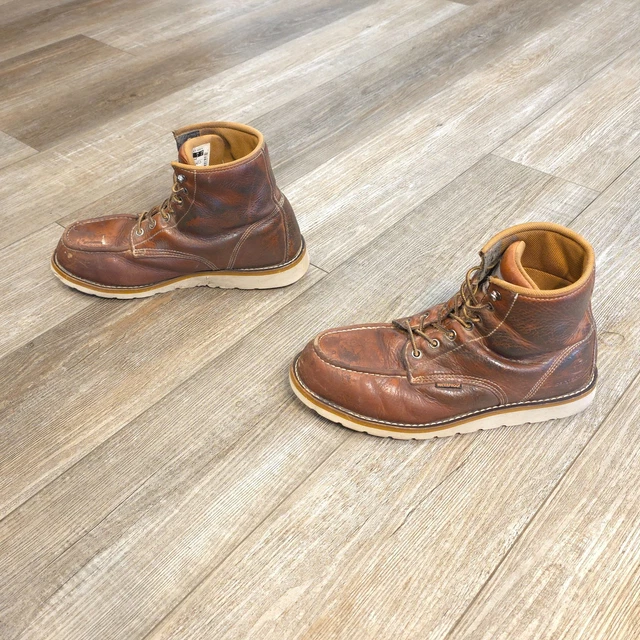 CARHARTT MEN'S 6& Steel Toe Moc Toe Boots US 9 MED CMW6275 Waterproof ...
