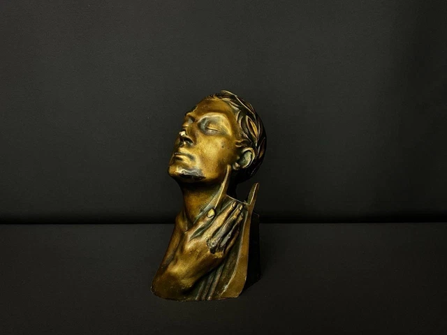 BUSTE EN BRONZE patiné signé M. Le Verrier – Art Déco EUR 350,00 ...