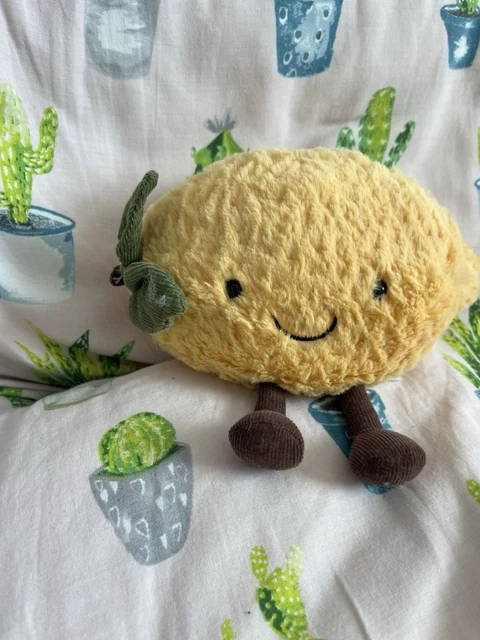 JELLYCAT AMUSEABLES LEMON Soft Toy Yellow Retired £25.00 - PicClick UK