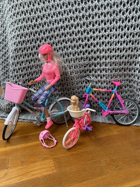 BARBIE BICYCLE SET - Moveable Barbie £25.00 - PicClick UK