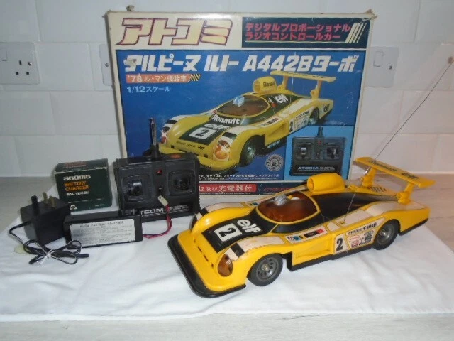 ASAHI RADIO CONTROLLED ALPINE RENAULT A442B TURBO Le Mans car. UNTESTED ...