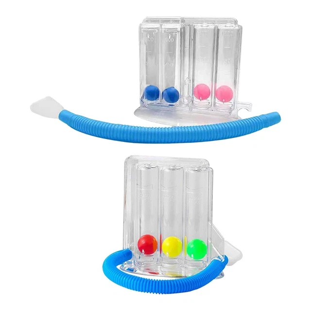 DEEP BREATHING LUNG Exerciser Incentive Spirometer Breathing Exerciser ...
