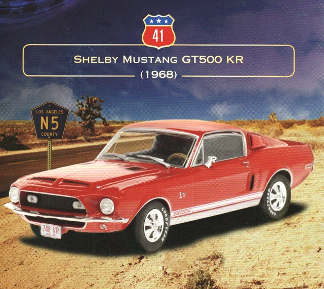 DEAGOSTINI - SHELBY Mustang GT500 KR (1968) - Sammlermodell - Maßstab 1:43 EUR 43,11 - PicClick DE