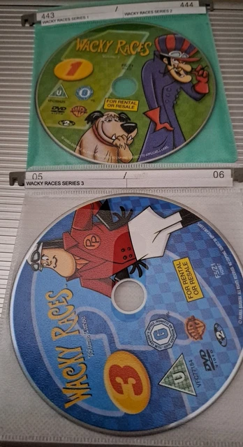 WACKY RACES SERIES 1-3 dvds DISC ONLY EUR 3,48 - PicClick IT