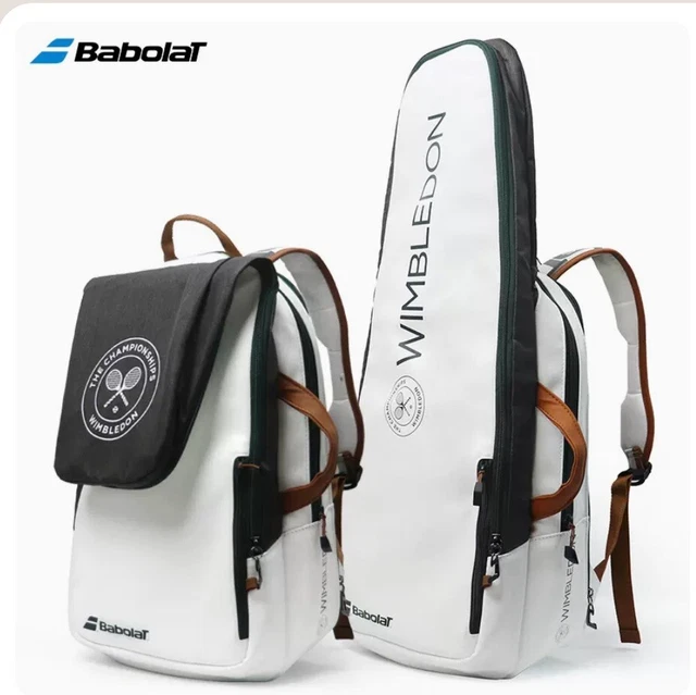 BABOLAT PURE WIMBLEDON Tennis Backpack (White/Grey) $119.97 - PicClick AU