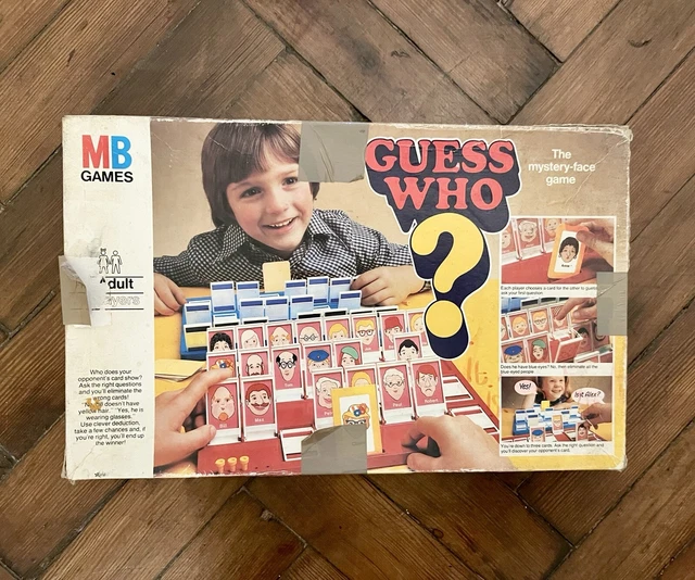 VINTAGE GUESS WHO Board Game Retro Boxed Old Family Fun 1987 £24.99 ...