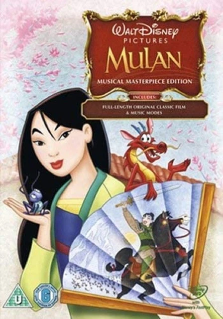 MULAN MUSICAL MASTERPIECE EDITION DVD Original Walt Disney Cartoon ...