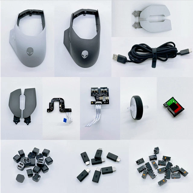 FOR ALIENWARE AW620M Mouse Shell Bottom Switch Wheel Encoder Module ...