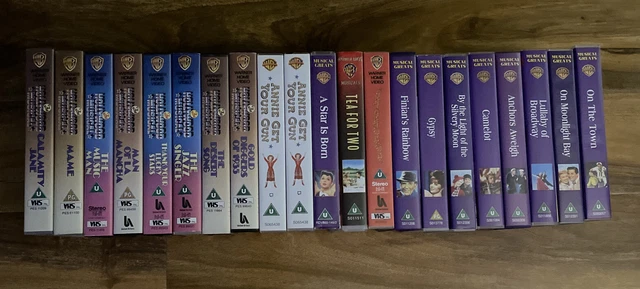 WARNER BROS VHS Musical video bundle x21 £35.00 - PicClick UK