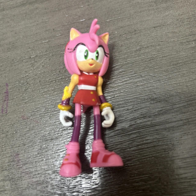 TOMY SONIC BOOM ""Amy Rose"" Sonic The Hedgehog Mini 3" hohe bewegliche ...