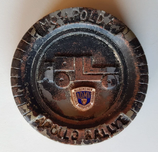 DDR MOTORSPORT PLAKETTE MC Apolda Apollo Rallye Automobilia ADMV EUR 16 ...