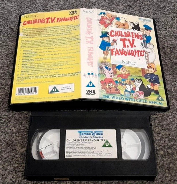 NSPCC CHILDREN'S TV Favourites Postman Pat Sam Shoe Pal Vhs Video Kids ...