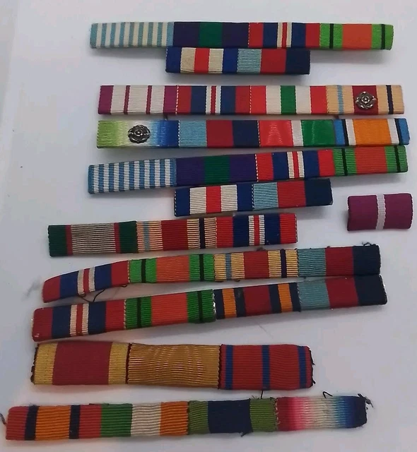 WW2 MILITARY ORIGINAL medal ribbon mounting bars As Seen Condition £10. ...