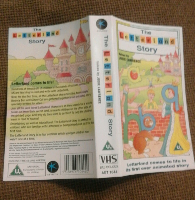 THE LETTERLAND STORY vhs video - Voices by Josie Lawrence - animated ...