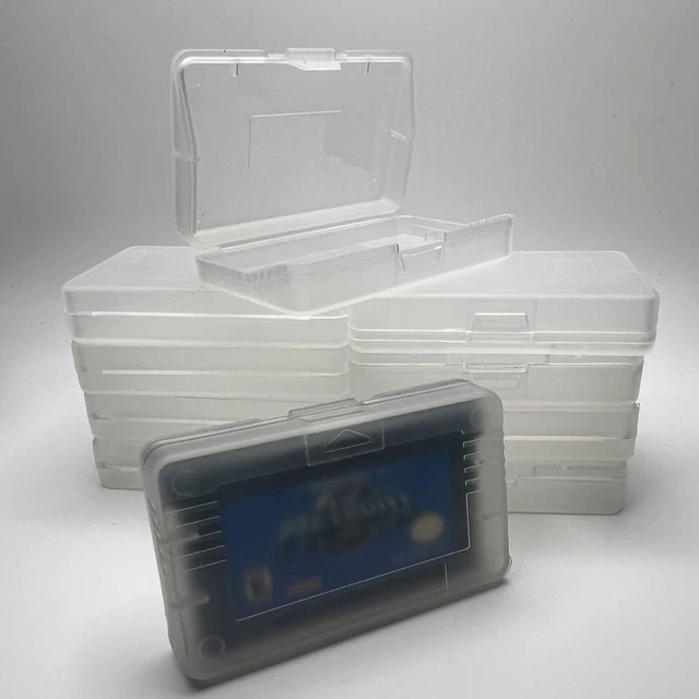 10 NINTENDO GAMEBOY Advance Game Protectors- GBA Clear Cases - FAST ...