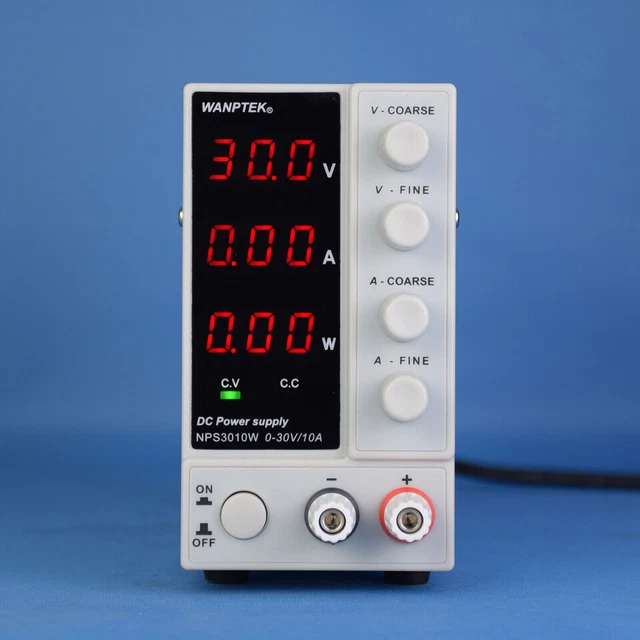 LAB DC POWER Supply Digital Variable Regulated Benchtop Power Source 0 ...