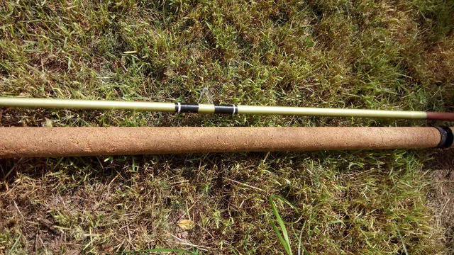 VINTAGE OLYMPIC TUBULAR Fibreglass Fishing Rod Model H942L 9.4ft 2 ...