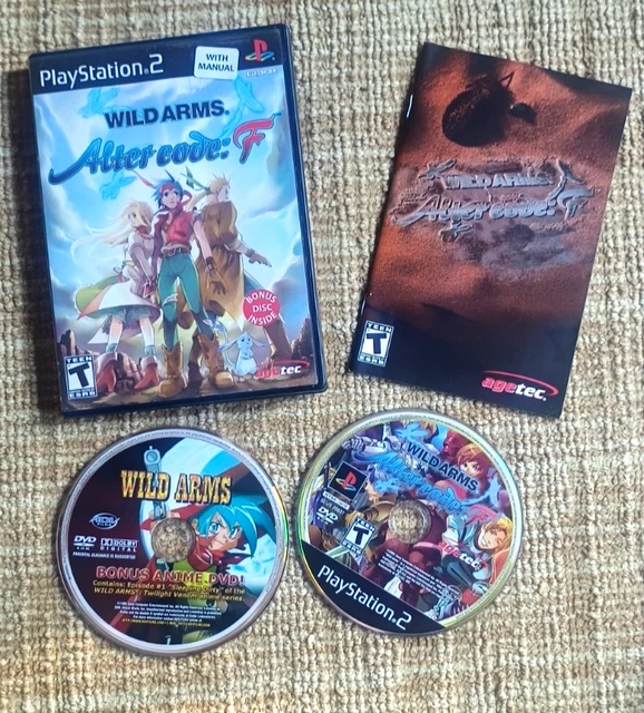 WILD ARMS ALTER Code F PS2 NTSC US Edition +Manual & Bonus Disc Vgc £ ...