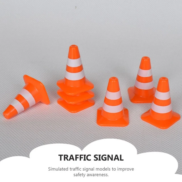 21PCS PRACTICAL EDUCATIONAL Roadblock Sign Toys Traffic Sign Road Cone ...