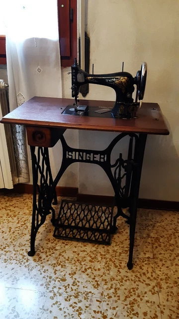 MACCHINA DA CUCIRE Singer Epoca Originale Funzionante Anno 1906 EUR 350 ...