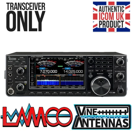 ICOM IC-7610 HF/6M SDR Transceiver £3,399.00 - PicClick UK