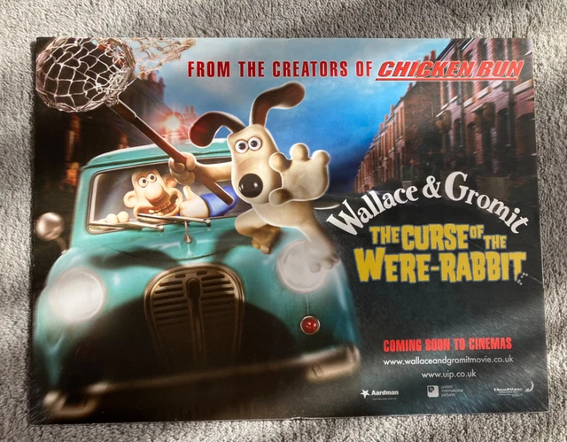 COLLECTABLE WALLACE AND Gromit The Curse of the Were Rabbit Poster £5.00 - PicClick UK