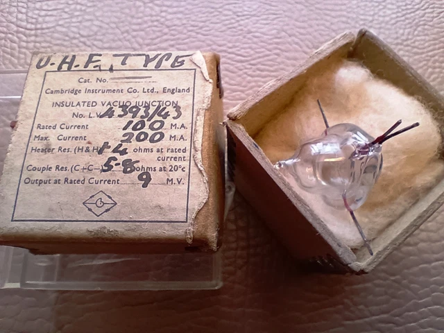 VINTAGE INTER VALVE Transformer, Valves, R,C & L's. Tuning Caps, Coil ...