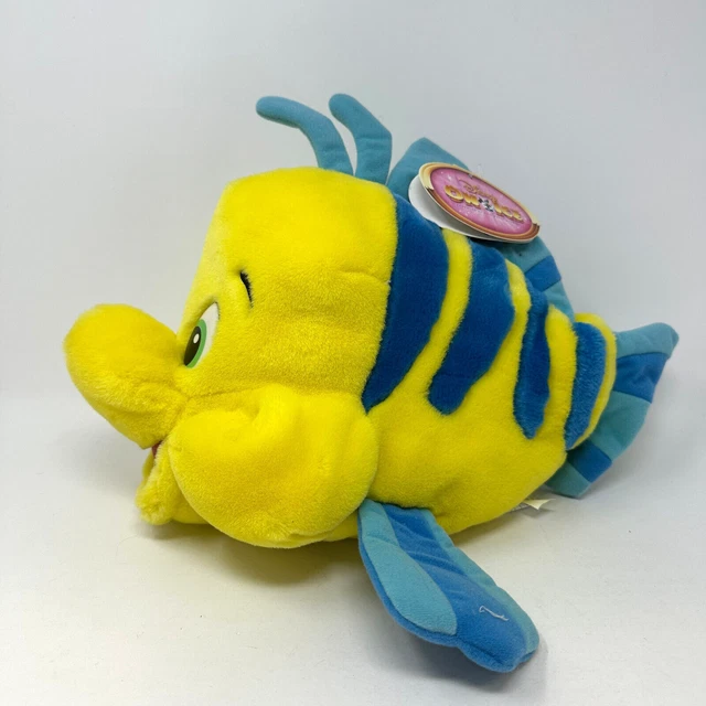 THE LITTLE MERMAID Flounder Plush Fish Disney on Ice Exclusive with Tag ...