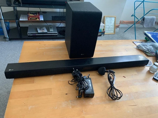 LG SOUNDBAR WITH subwoofer ( no remote) £52.70 - PicClick UK