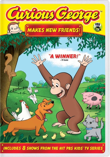 CURIOUS GEORGE MAKES New Friends (DVD) Frank Welker Jeff Bennett (US ...