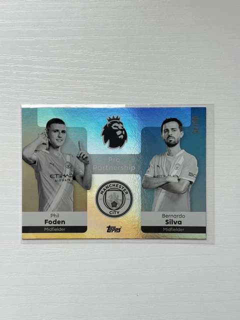 TOPPS PREMIER LEAGUE 2025/2026 Pro Partnership Manchester City /75 ...