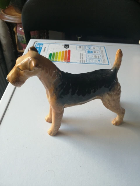 UNBOXED BESWICK CH Cast Iron Monarch Airdale Terrier Dog £20.00 ...