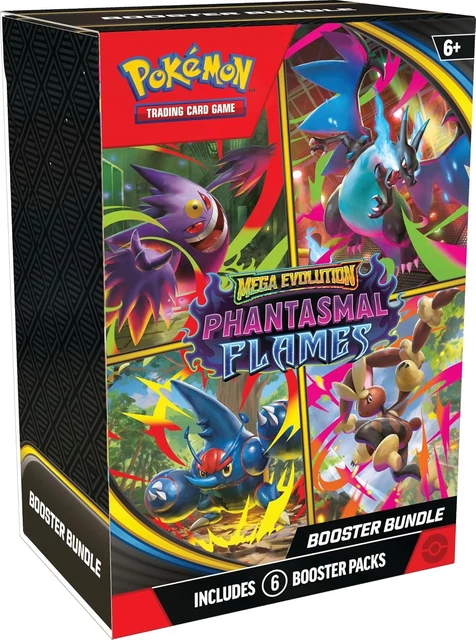POKEMON TCG: MEGA Evolution Phantasmal Flames - Booster Bundle $276.98 ...